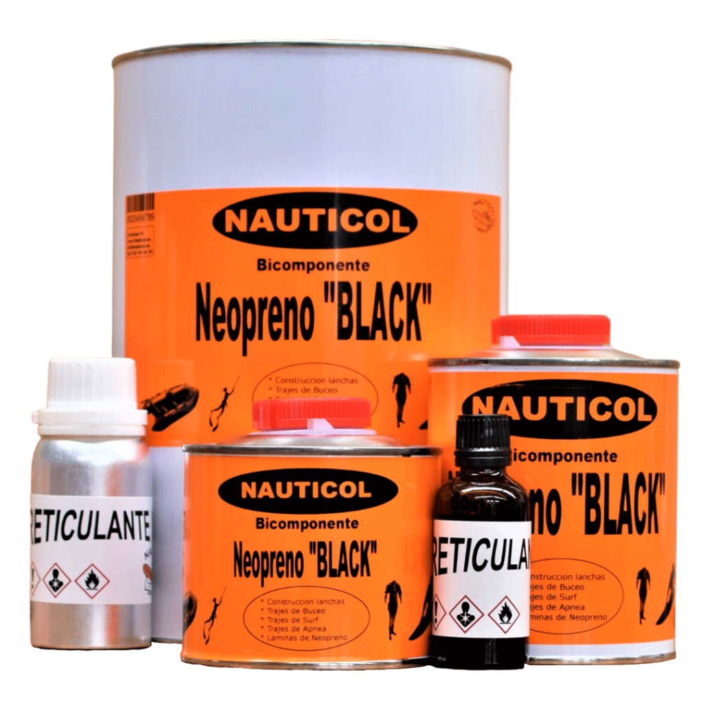 Pegamento Neopreno Black Nauticol - Todoneumaticas